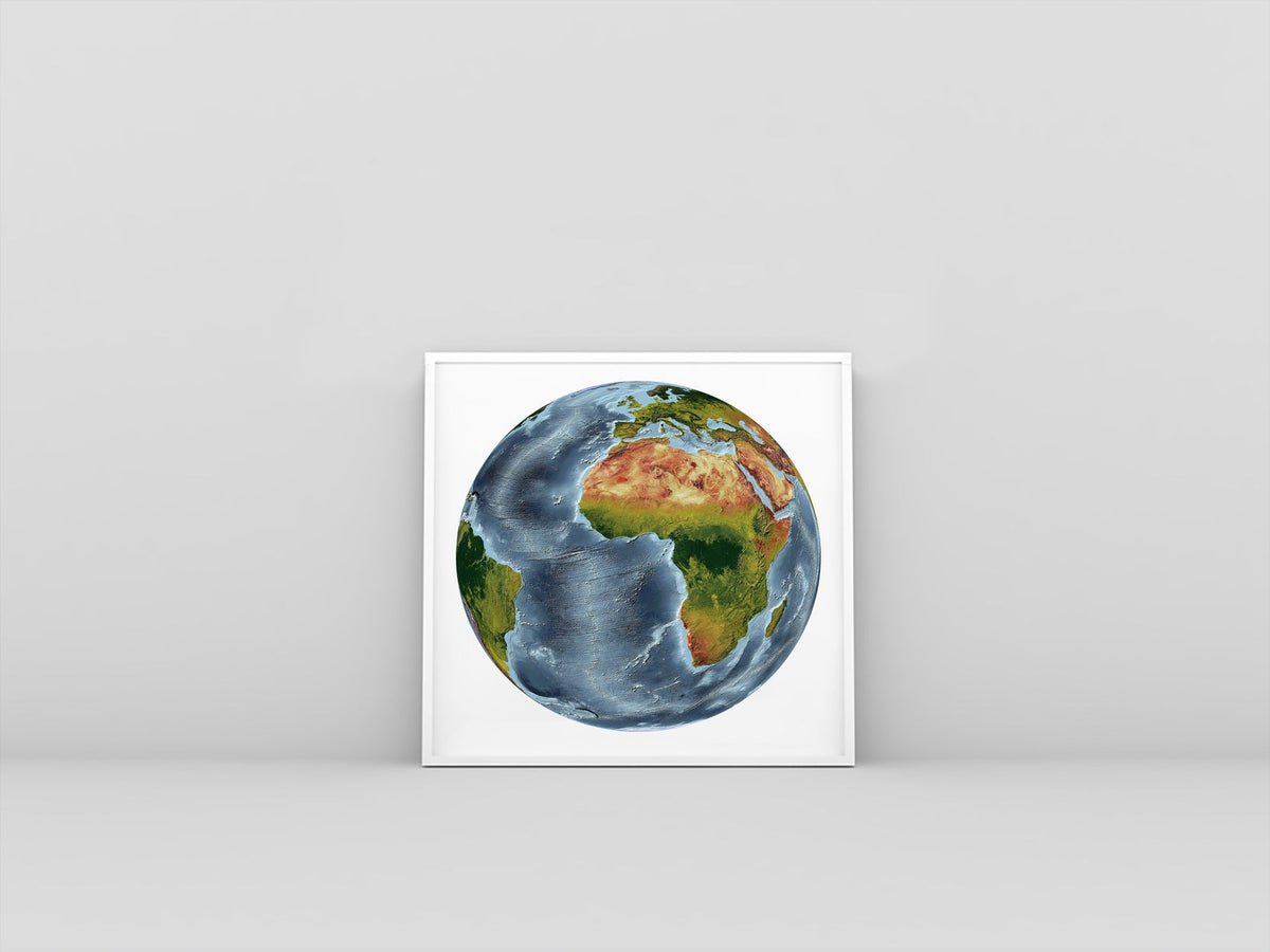 World Map - Vertical Perspective Projection – Think About Maps